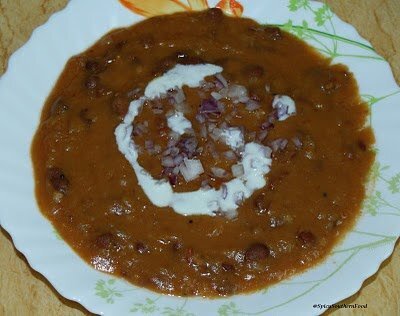 Rajma makhani recipe - rajma and toor dal with spices