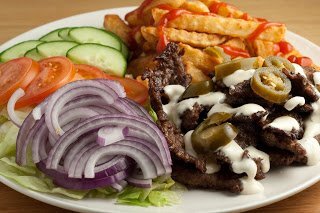 Recipe - kebab platter / kebabtallrik - Recipe Petitchef