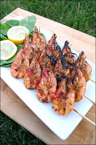 Prawn skewers recipe