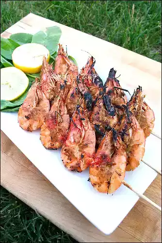 Prawn skewers recipe
