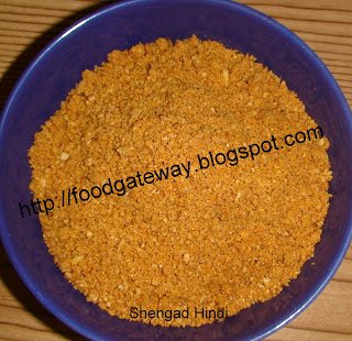 Shenga hindi (groundnut chutney pudi ) / peanut cutney pudi - Recipe ...