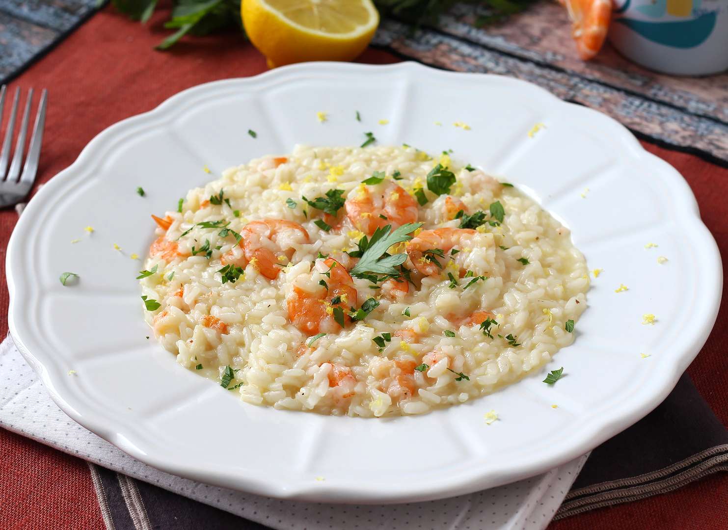 Shrimp and lemon risotto recipe: elegant and easy to make