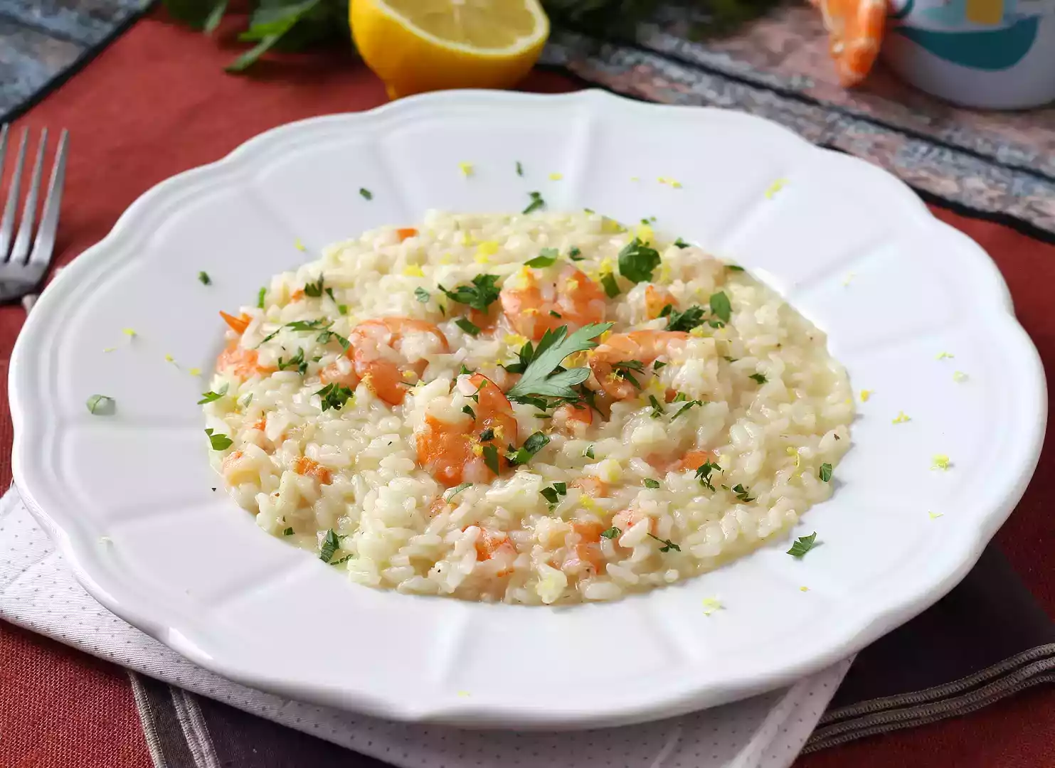 Shrimp and lemon risotto recipe: elegant and easy to make