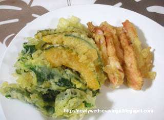 Shrimp and vegetable tempura - Recipe Petitchef