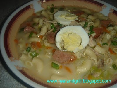 Sopas recipe (filipino chicken and pasta soup)