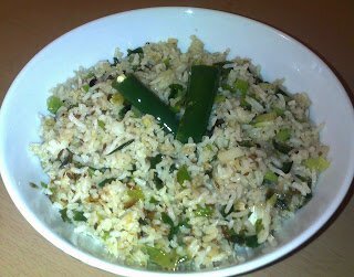 Spring onion rice recipe - Recipe Petitchef