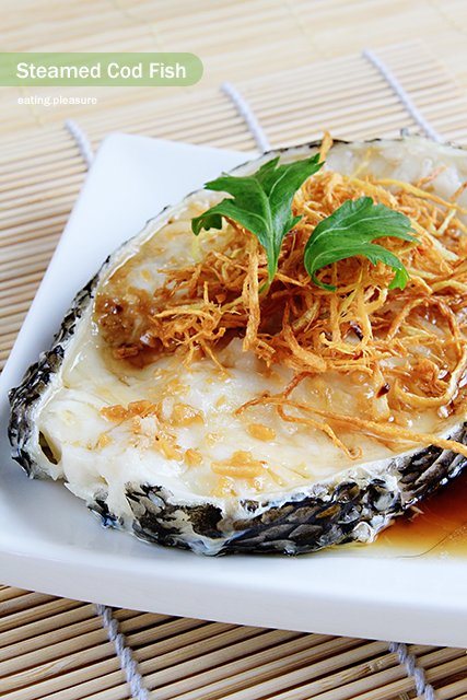 Steamed cod fish recipe