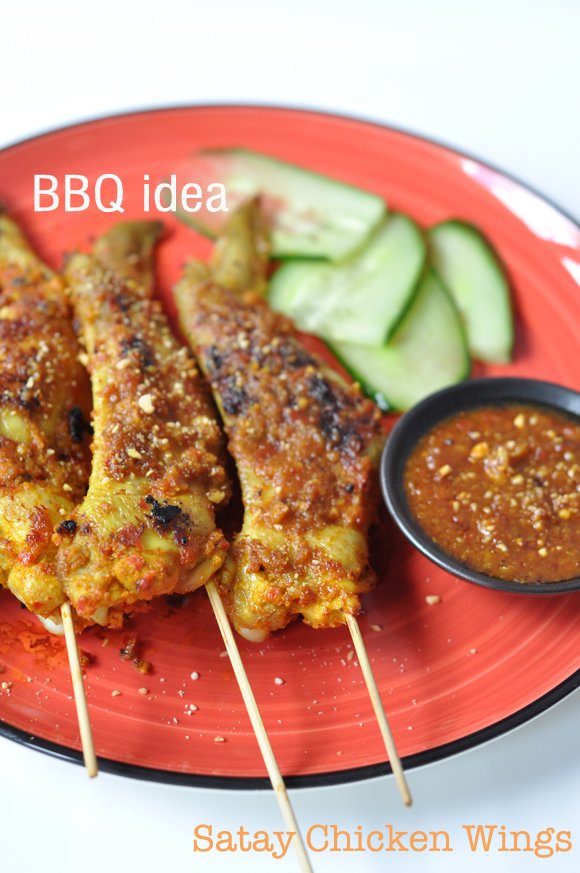 Summer recipe: satay chicken wings - Recipe Petitchef