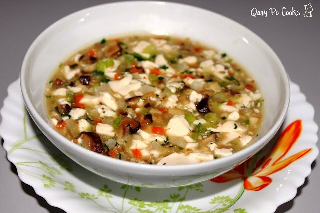 Tau foo kang (smooth thick tau foo soup) recipe