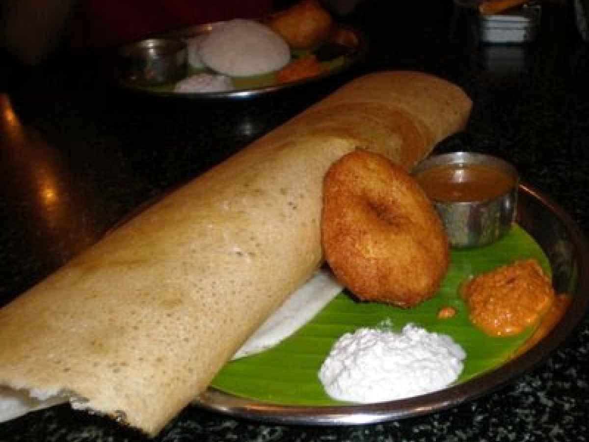 Udupi style idli, dosa, vada, sambar & chutney..... mangalorean cuisine ...