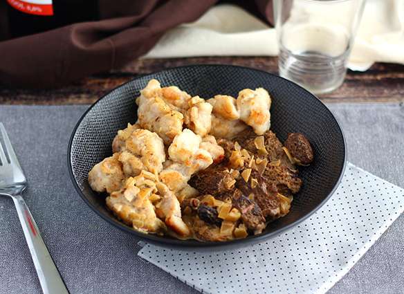 Veal sweetbread with morels mushrooms - Recipe Petitchef