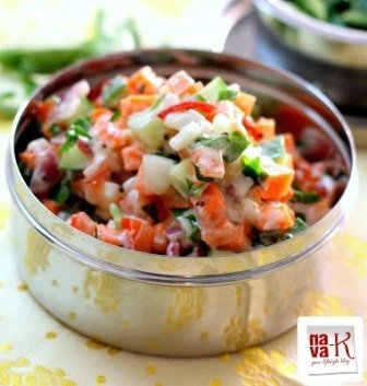 Vegetable raita