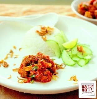 Vegetarian mutton (mushroom) rendang recipe for dinner