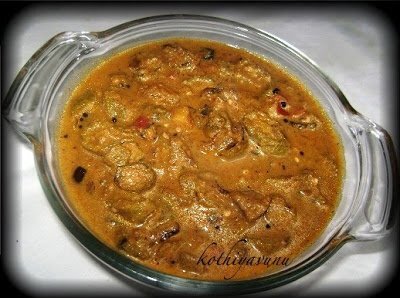 Vendakka puli recipe - kerala okra tamarind curry